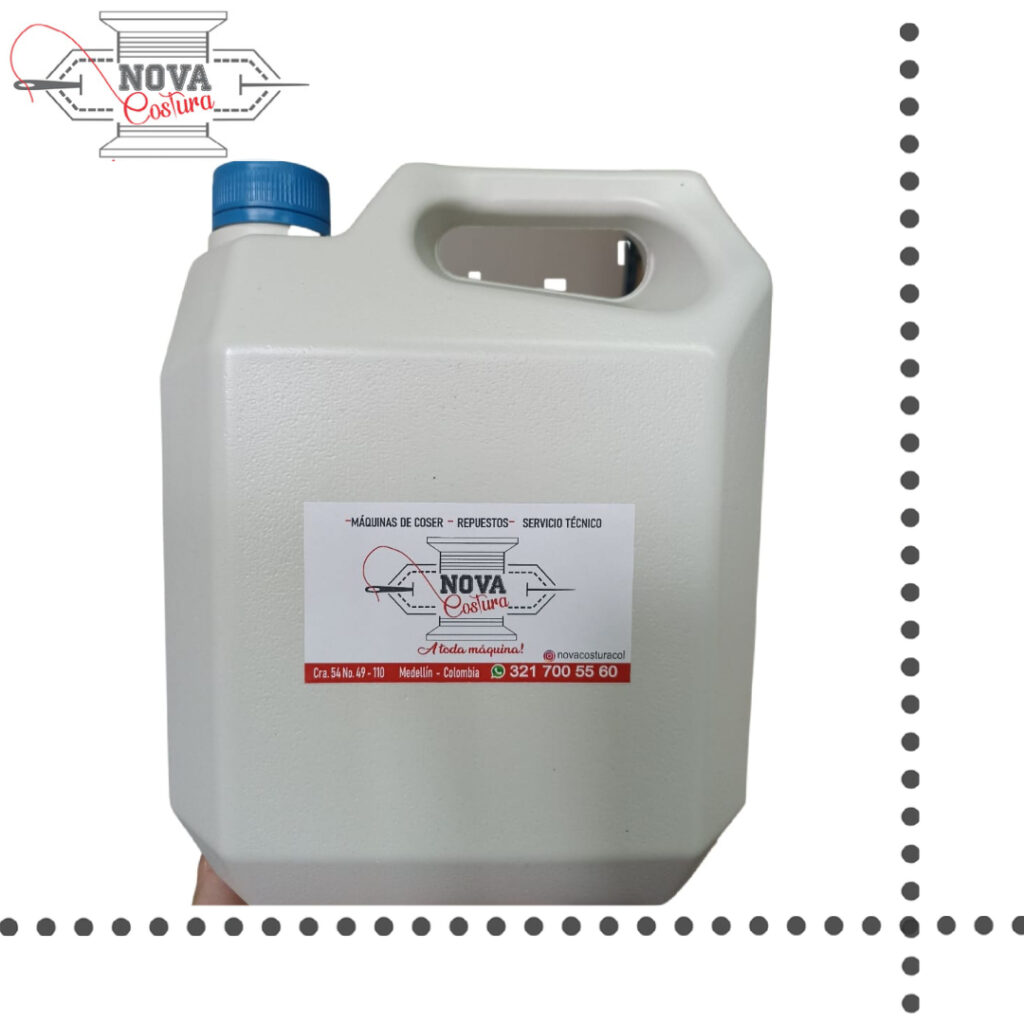 Aceite maquina de coser galón (4 litros aprox.) - Novacol